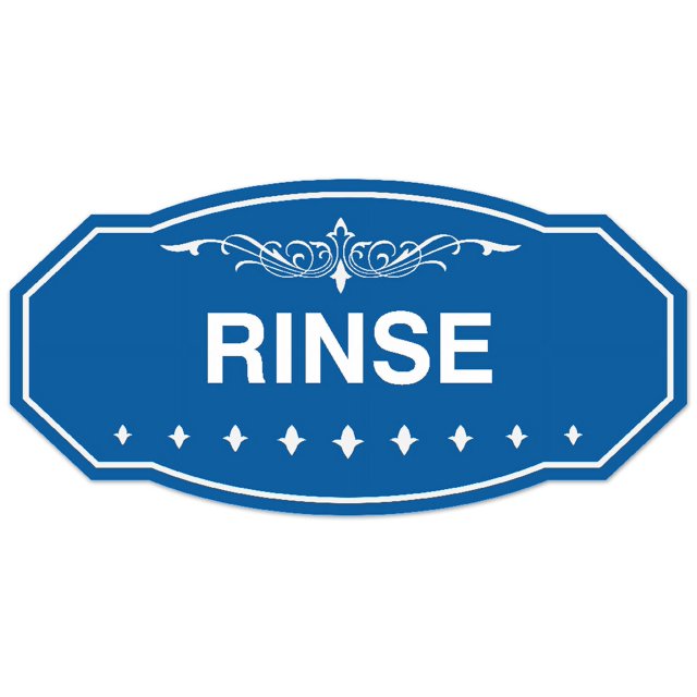 Signs ByLITA Victorian Rinse Sign - Laser-Engraved Lettering | Durable ...