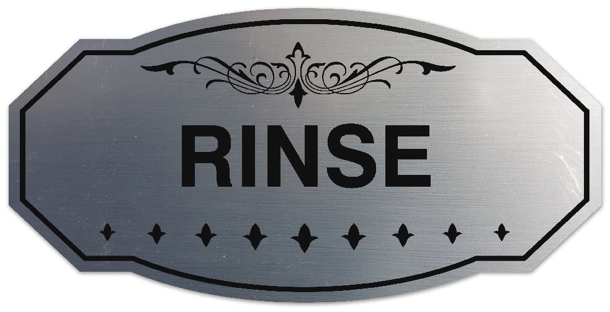 Signs ByLITA Victorian Rinse Sign - Laser-Engraved Lettering | Durable ...