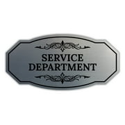 Service Department Signs