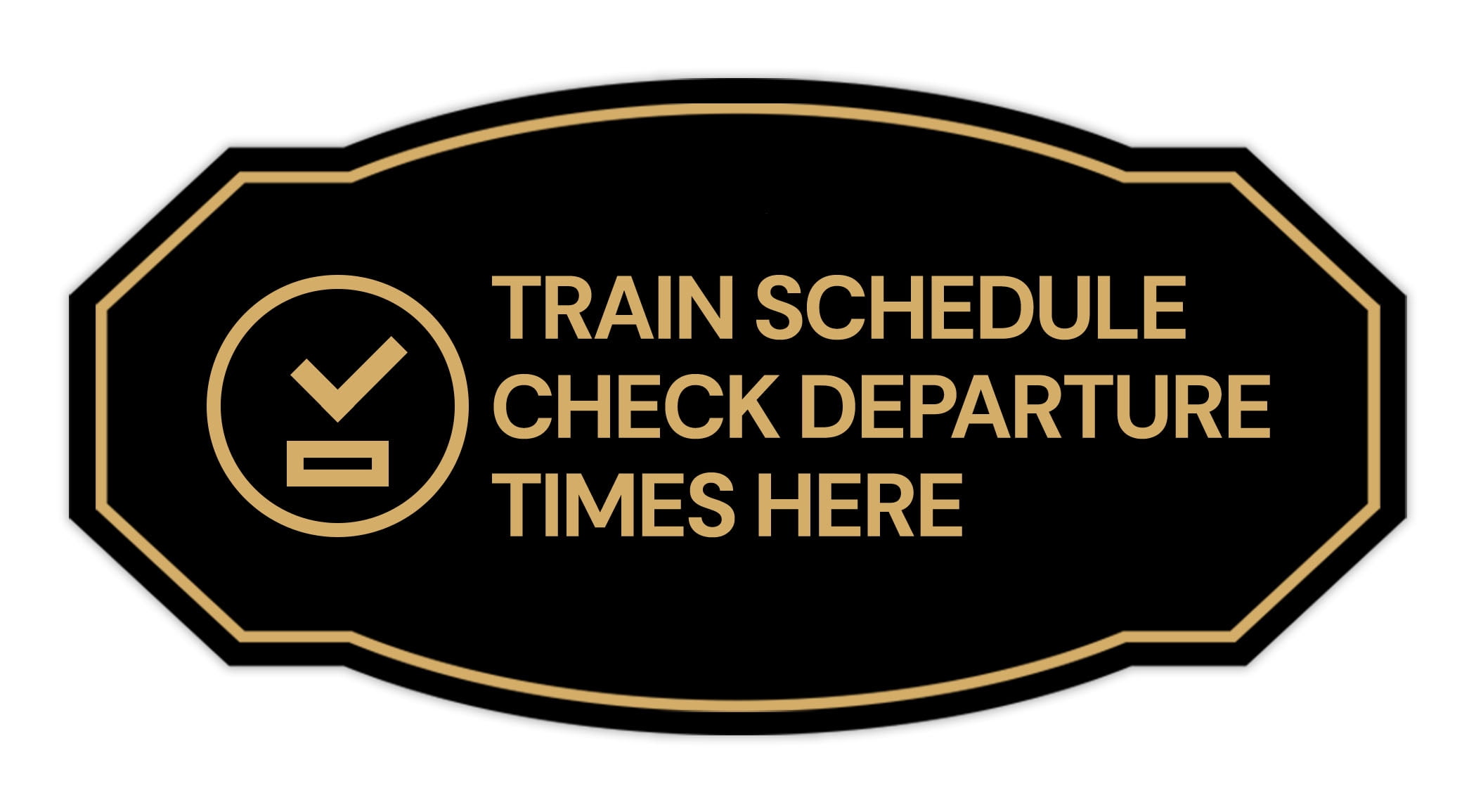 Signs ByLITA Victorian Train Schedule Check Departure Times Here ABS ...