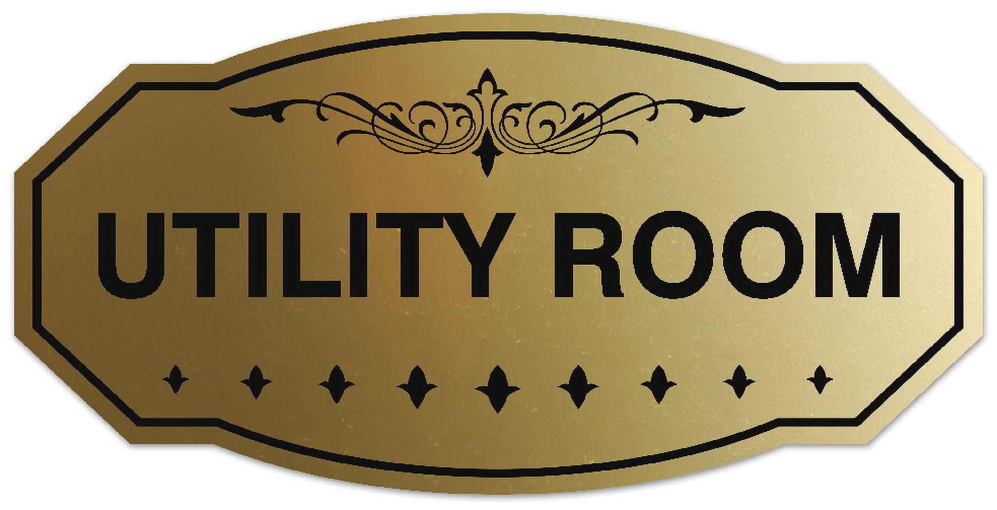 Signs ByLITA Victorian Utility Room Sign - Laser-Engraved Lettering ...