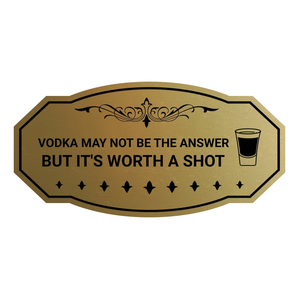 Signs ByLITA Victorian Vodka may not be the answer, but it's worth a ...