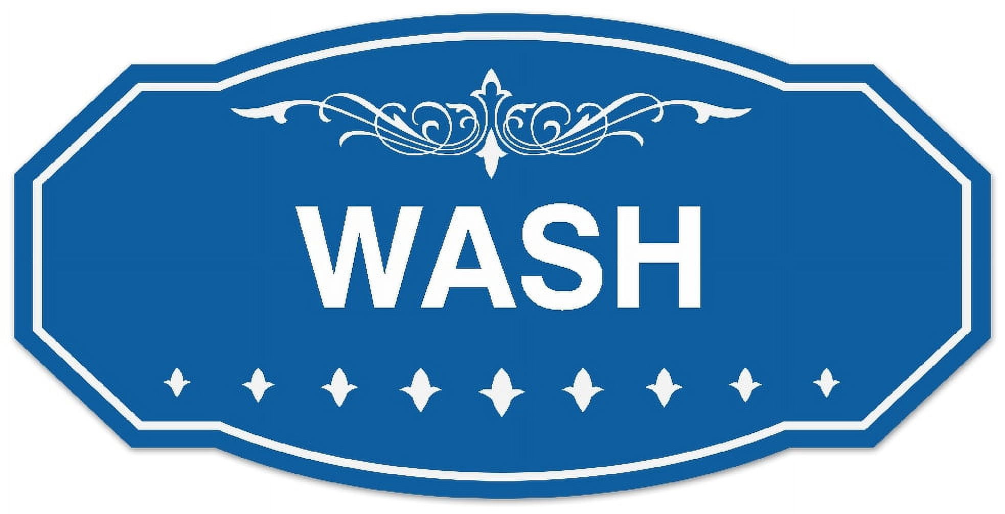 Signs ByLITA Victorian Wash Sign - Laser-Engraved Lettering | Durable ...