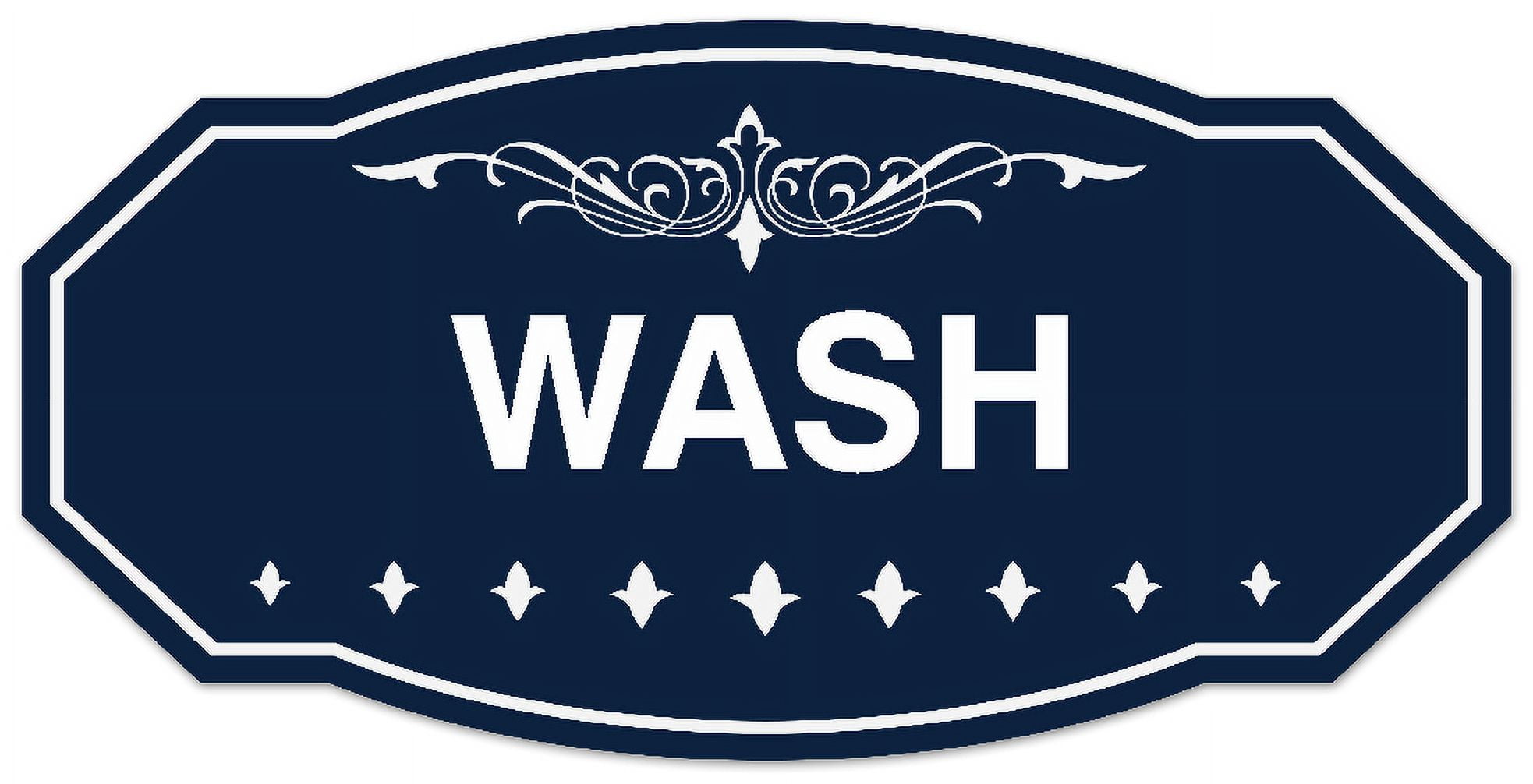 Signs ByLITA Victorian Wash Sign - Laser-Engraved Lettering | Durable ...
