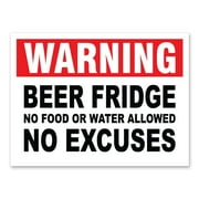 Beer Fridge Sign