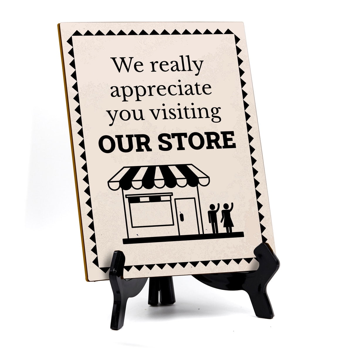 Signs ByLITA We Really Appreciate You Visiting Our Store Business Table ...