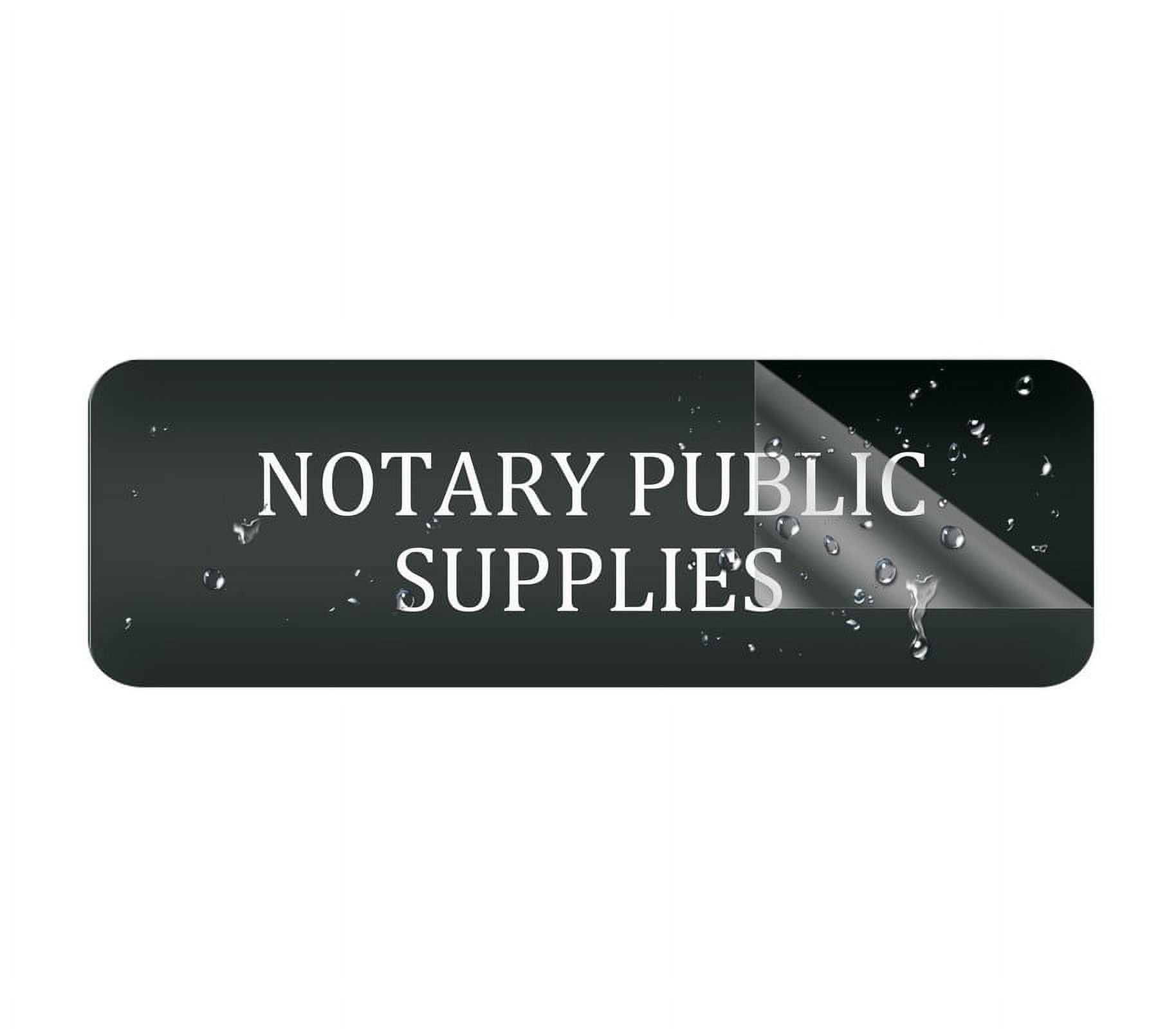 Signs Bylita Circle Notary Public Supplies Wall Or Door Sign 10X3 Inch ...