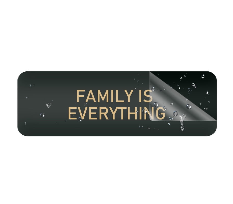 Signs Bylita Designer Family Is Everything Durable Laser Engraved Easy ...