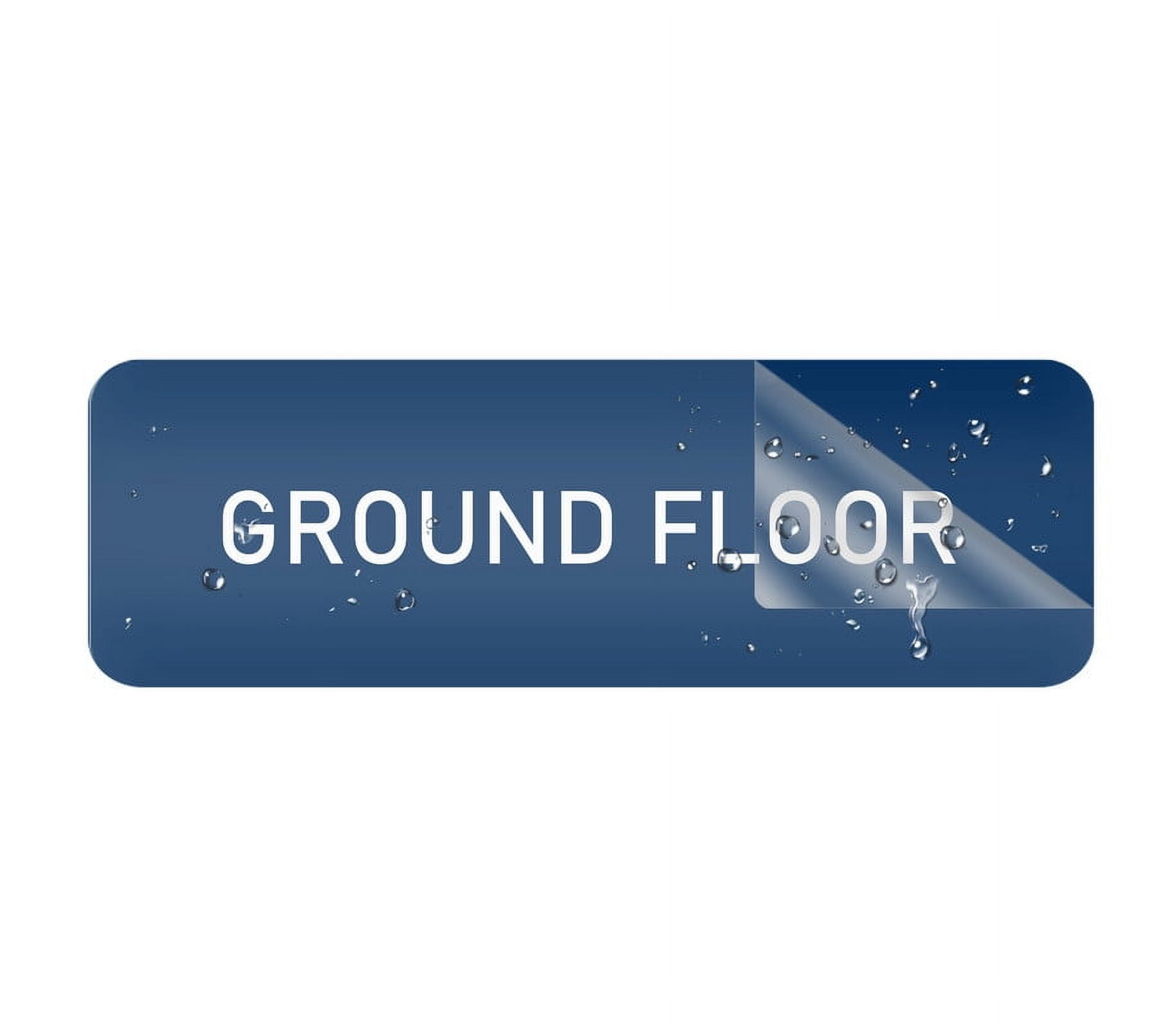 Signs Bylita Designer Ground Floor Sign Acrylic Plastic Sign With ...