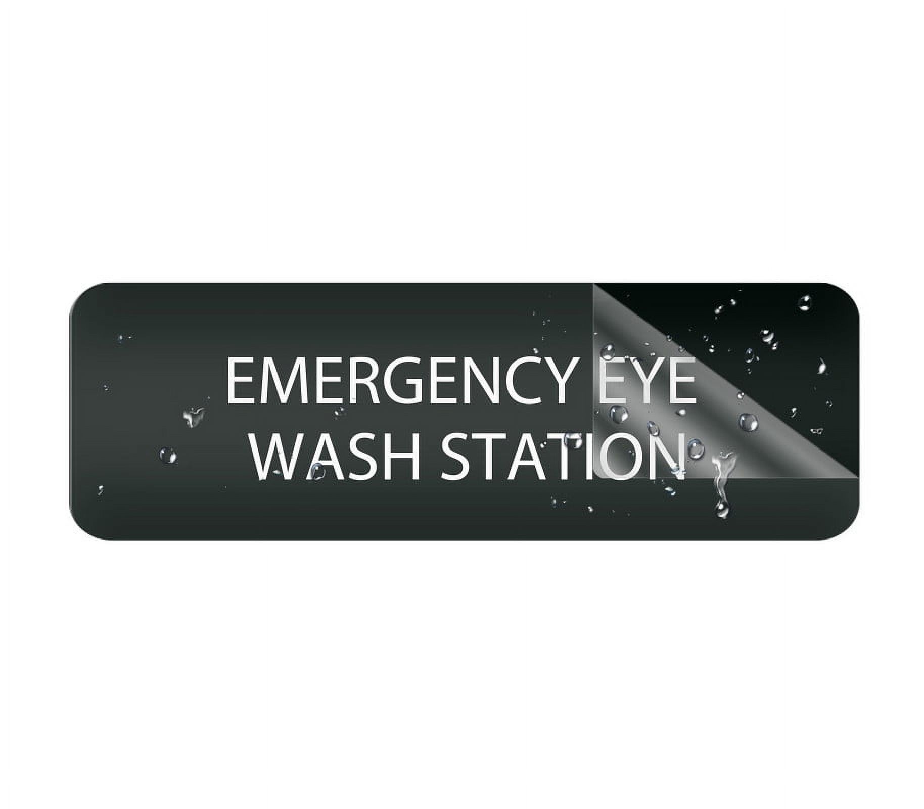 Signs Bylita Fancy Emergency Eye Wash Station Sign Laser-Engraved ...