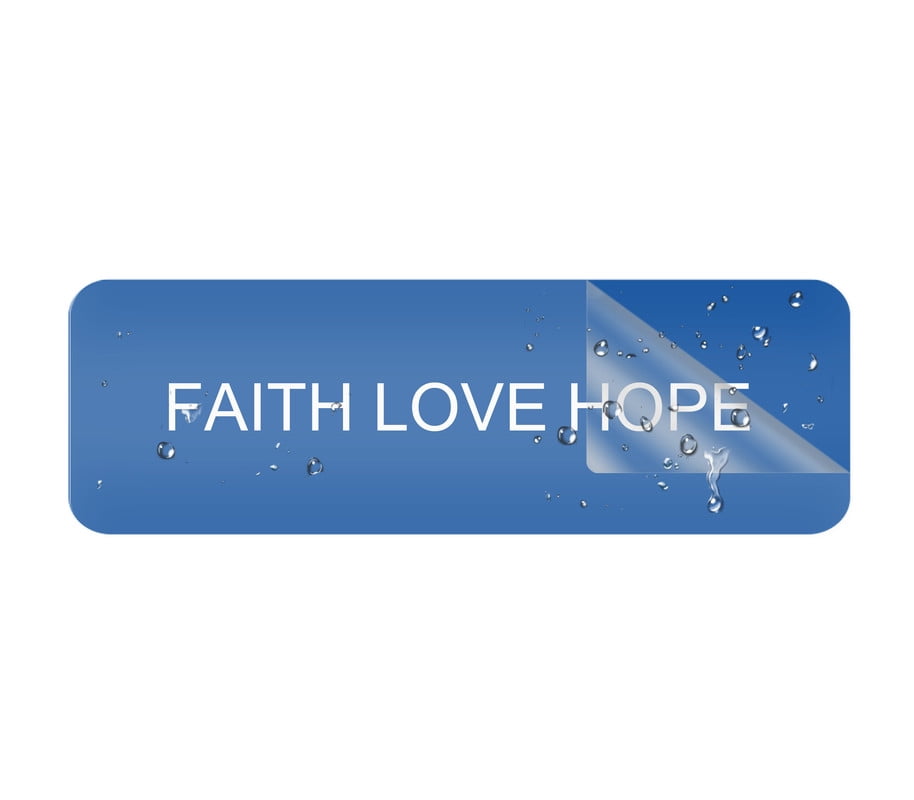 Signs Bylita Fancy Faith Love Hope Sign Laser-Engraved Lettering ...