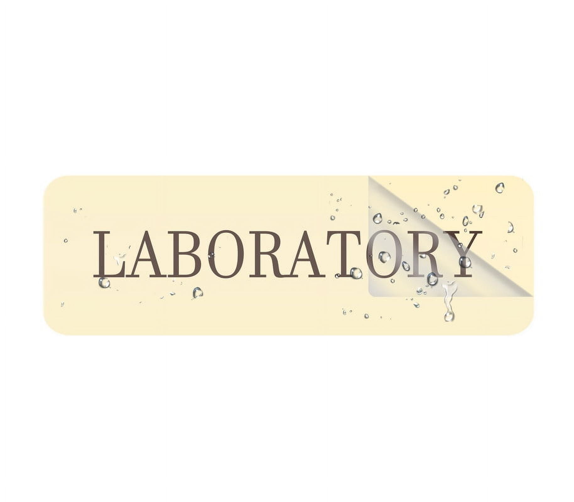 Signs Bylita Fancy Laboratory Sign Laser-Engraved Lettering Durable Abs ...