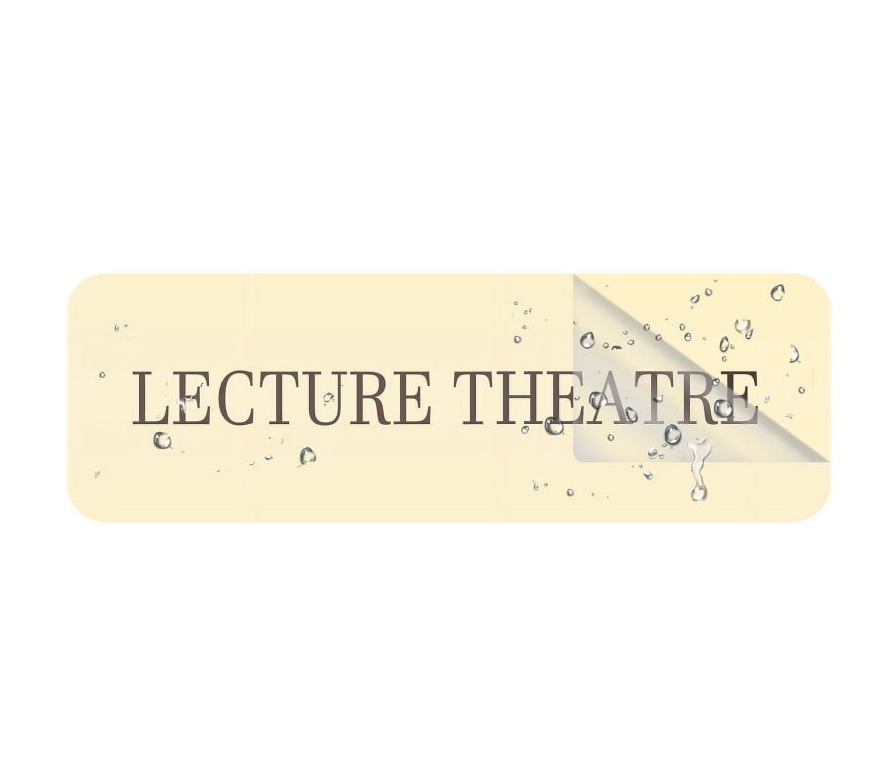 Signs Bylita Fancy Lecture Theatre Sign The Office Sign Easy To Mount ...