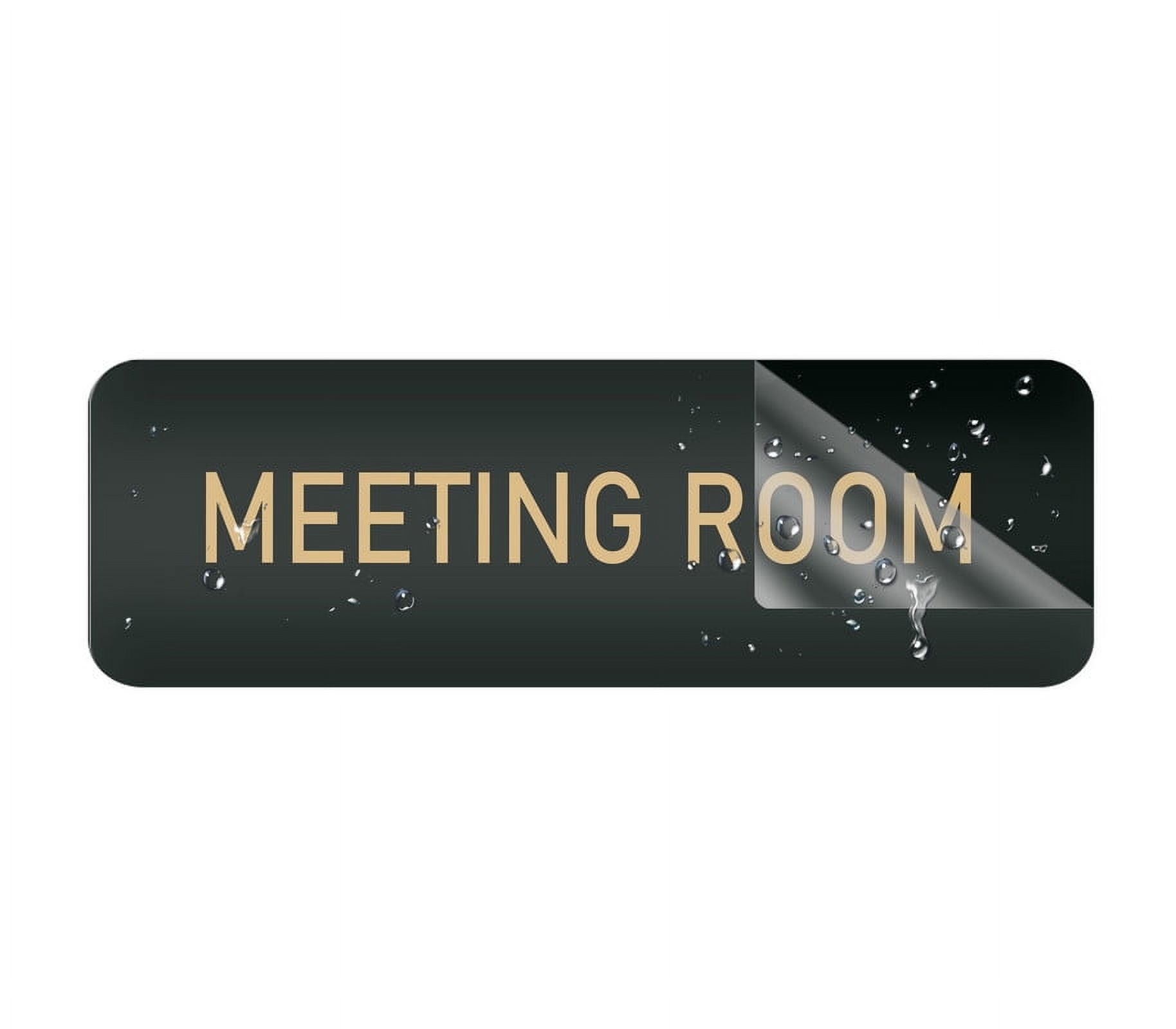 Signs Bylita Fancy Meeting Room Sign Acrylic Plastic Sign -3X10 Inch ...