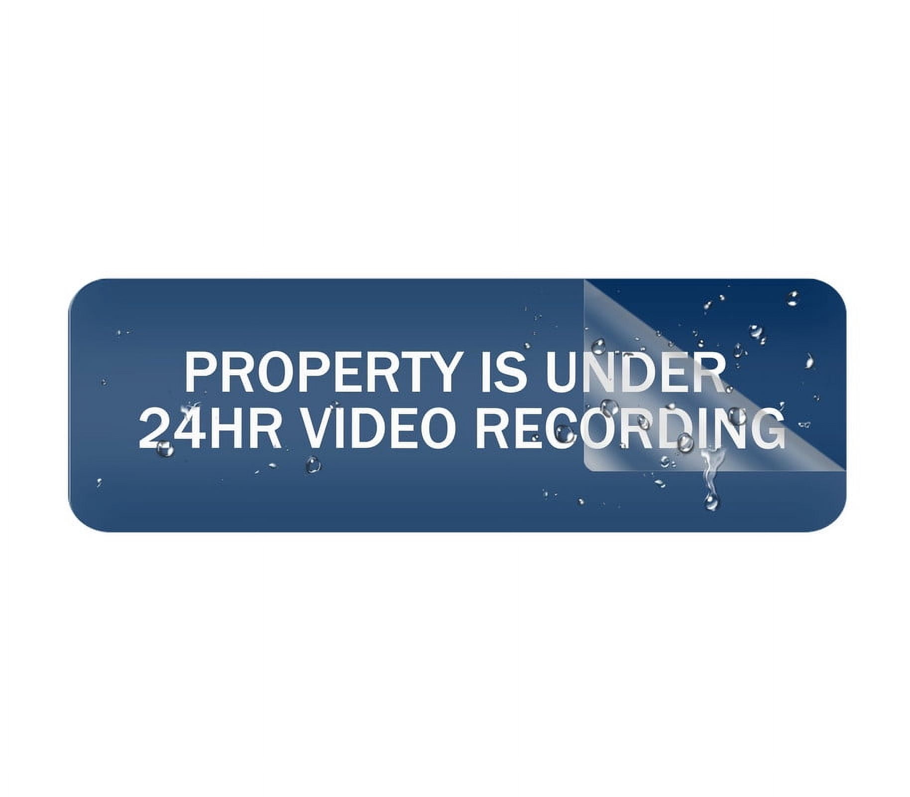 Signs Bylita Fancy Property Under 24Hr Audio And Video Recording Wall ...