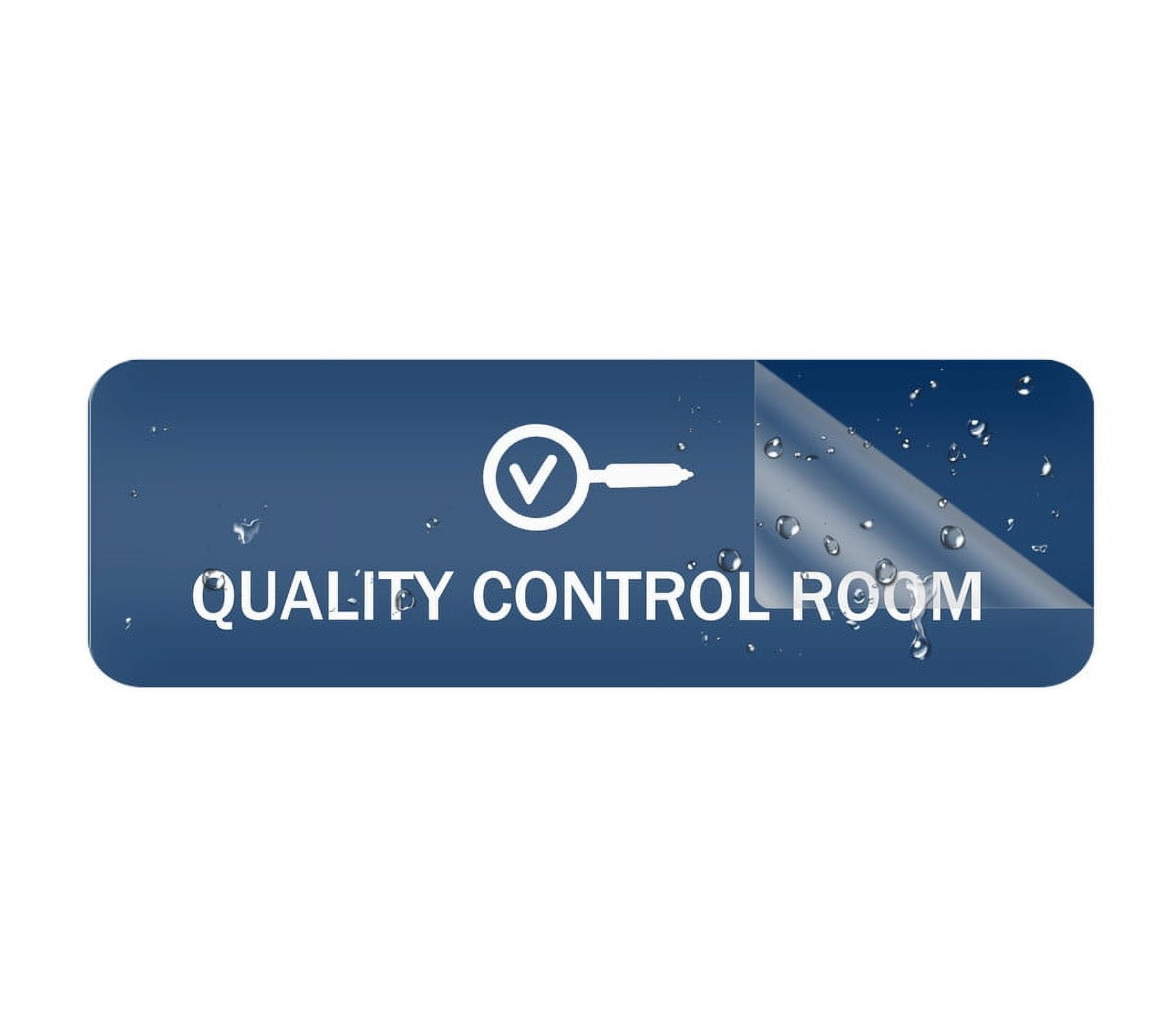 Signs Bylita Fancy Quality Control Room Wall Or Door Sign Acrylic ...