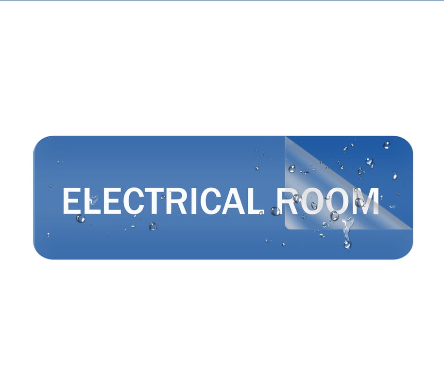 Signs Bylita Square Electrical Room Sign Easy Installation Durable ...