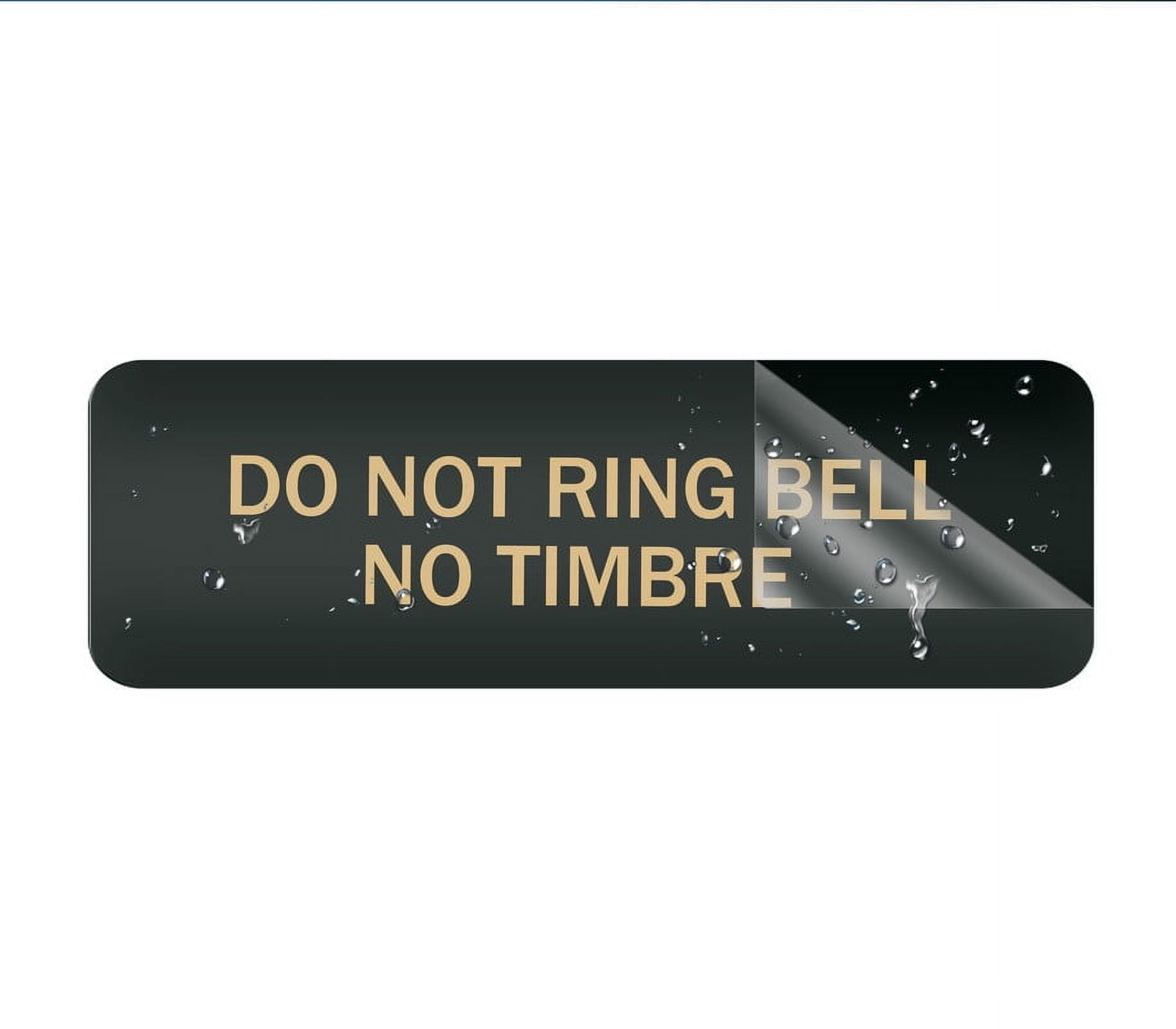 Signs Bylita Victorian Do Not Ring Bellno Timbre Bilingual Wall Or Door ...