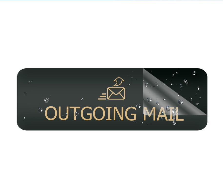 Signs Bylita Victorian Outgoing Mail Durable Abs Plastic Laser Engraved ...