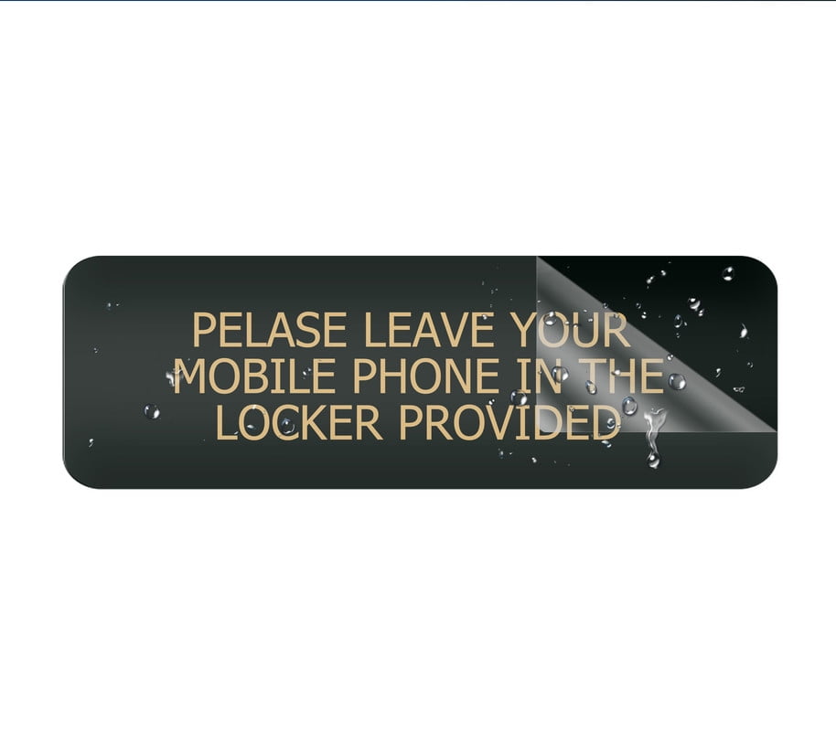 Signs Bylita Victorian Please Leave Your Mobile Phone In The Locker ...