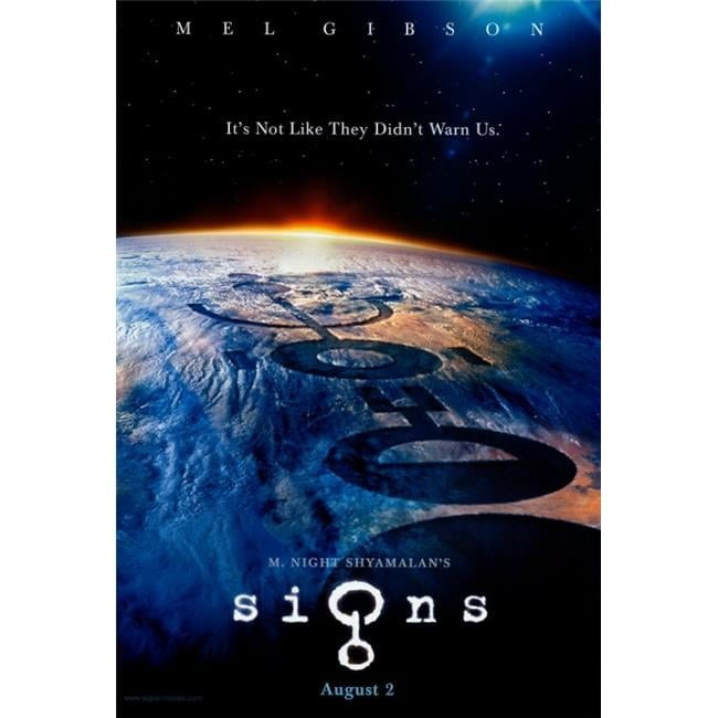 Signs Movie Poster - 27 x 40 in. - Walmart.com