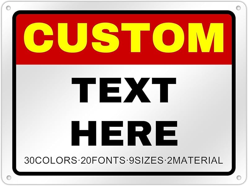 Signs Outdoor Metal Indoor Custom Metal Sign CustomizedSign for Office ...