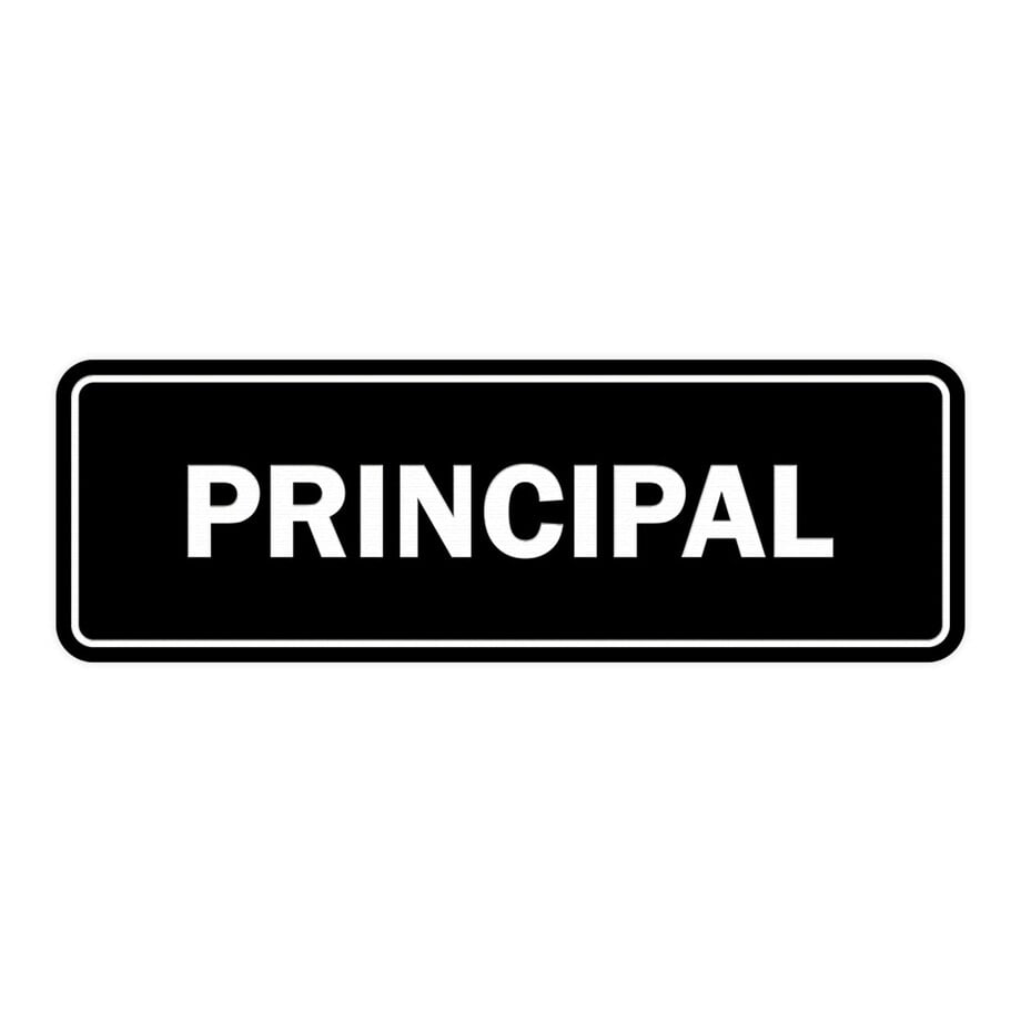 Signs Standard Principal Sign Size: 4 x 16 Inch - Walmart.com