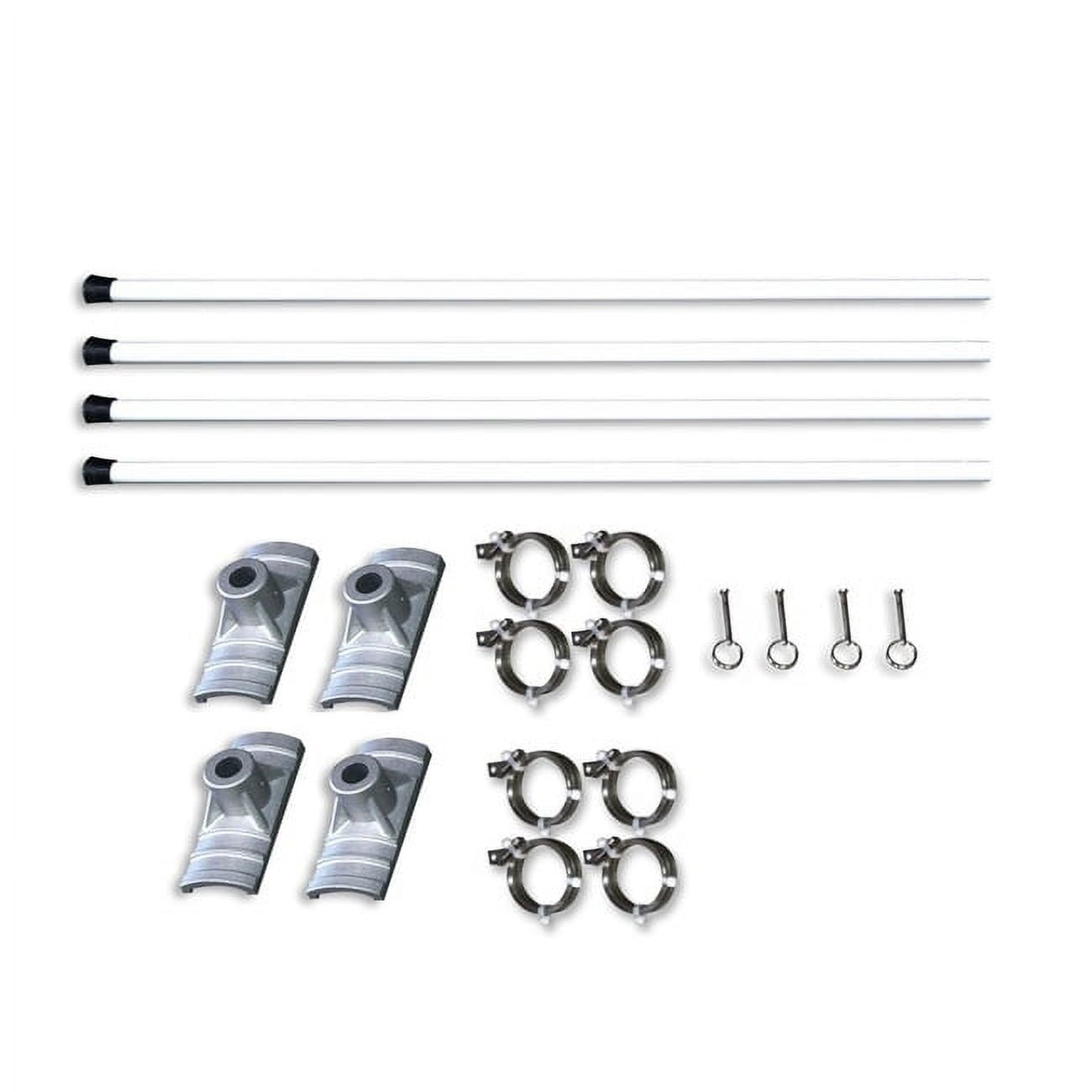 Signworld 18" Street Light Pole Banner Bracket Hardware - Double Set ...