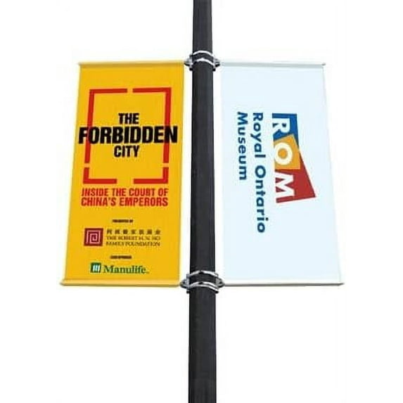 Signworld 30" Street Light Pole Bracket Hardware - Double Set - Walmart.com
