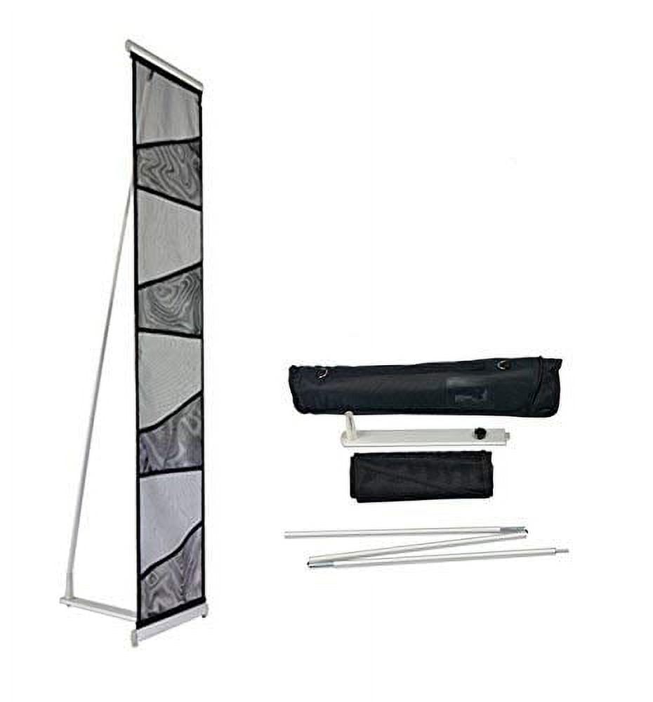 Signworld 4 Pocket Roll Up Literature Rack Display Mesh Fabric ...