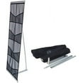 Signworld 8-Pocket Fabric Mesh Roll Up Literature Rack Display ...