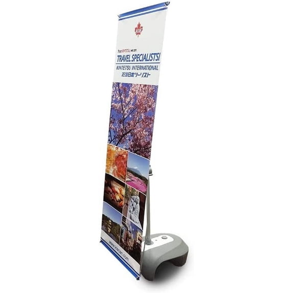 Signworld Adjustable Outdoor X Banner Stand Display Holder w/ Water ...