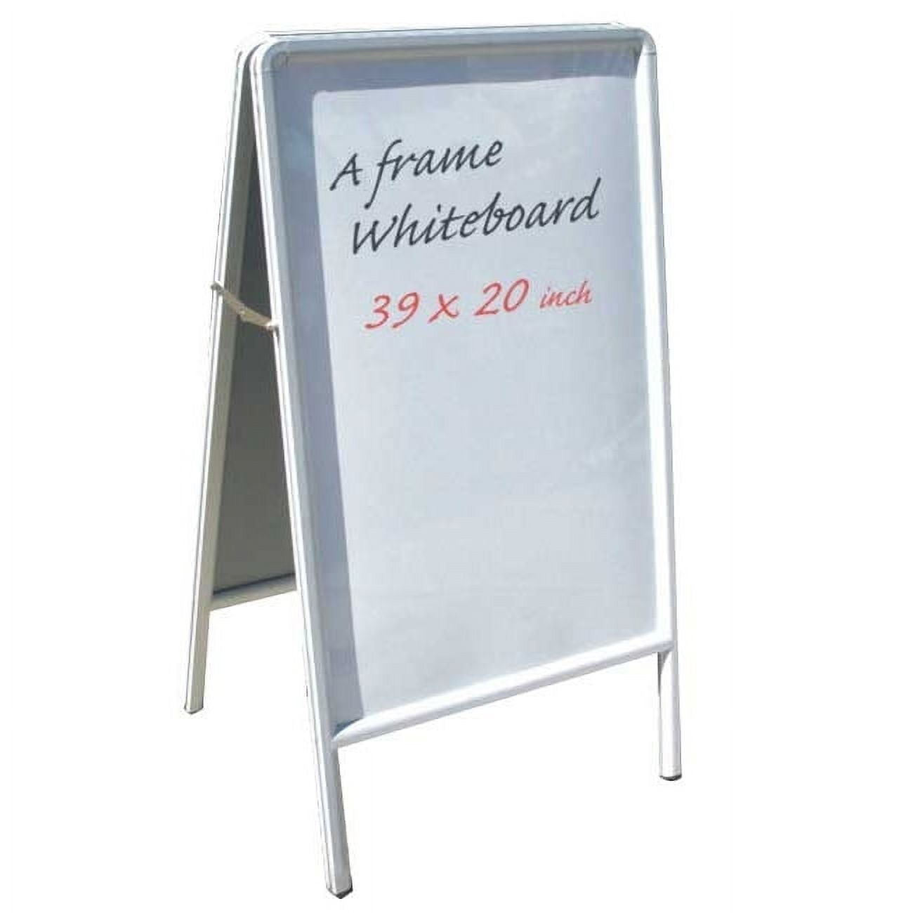 Signworld Double Side A Frame Dry Erase White Markerboard Sign - Ideal ...