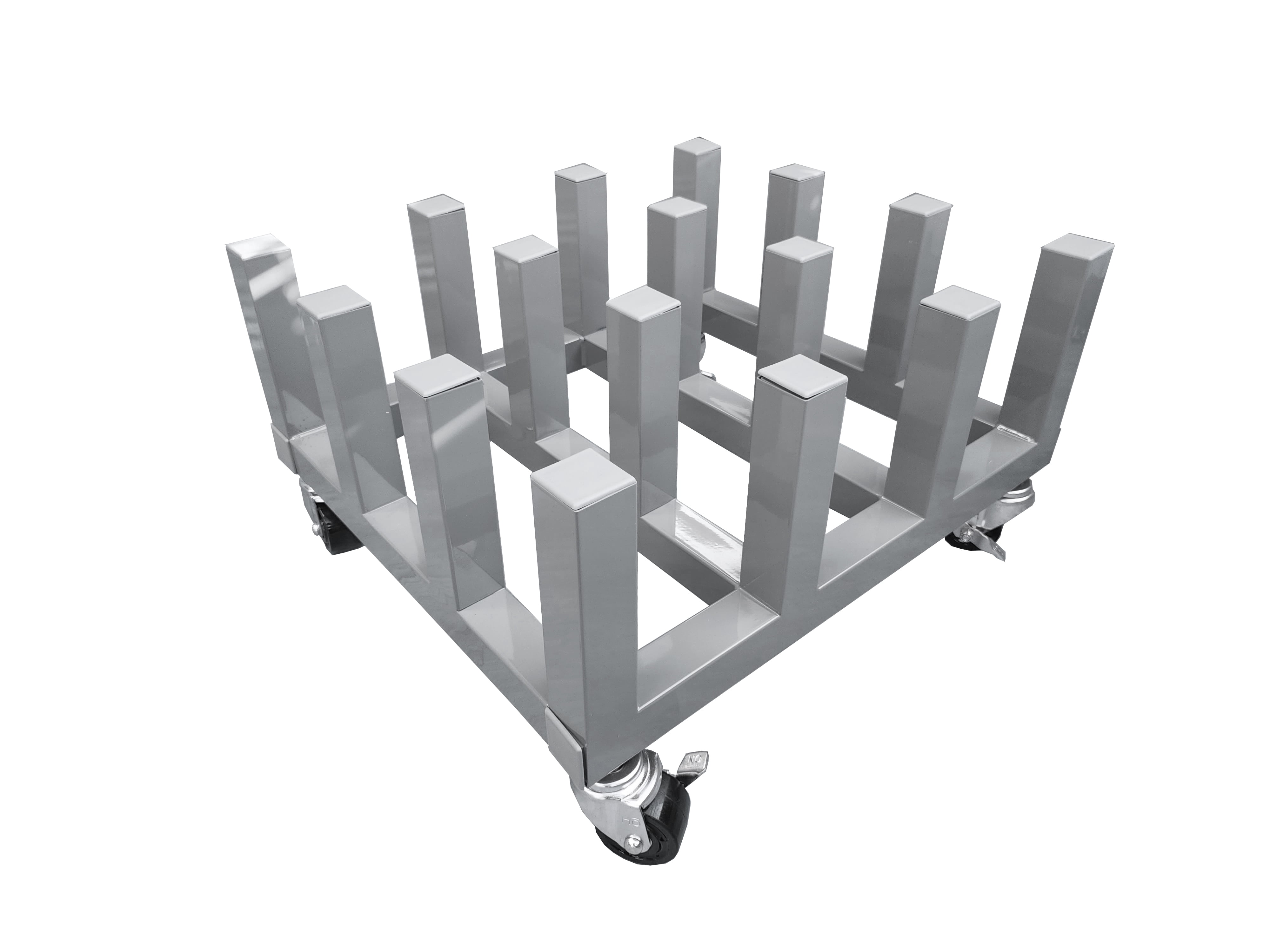 Signworld Heavy Duty Media Roll Mover Cart Rack - Holds 16 rolls (Sign ...