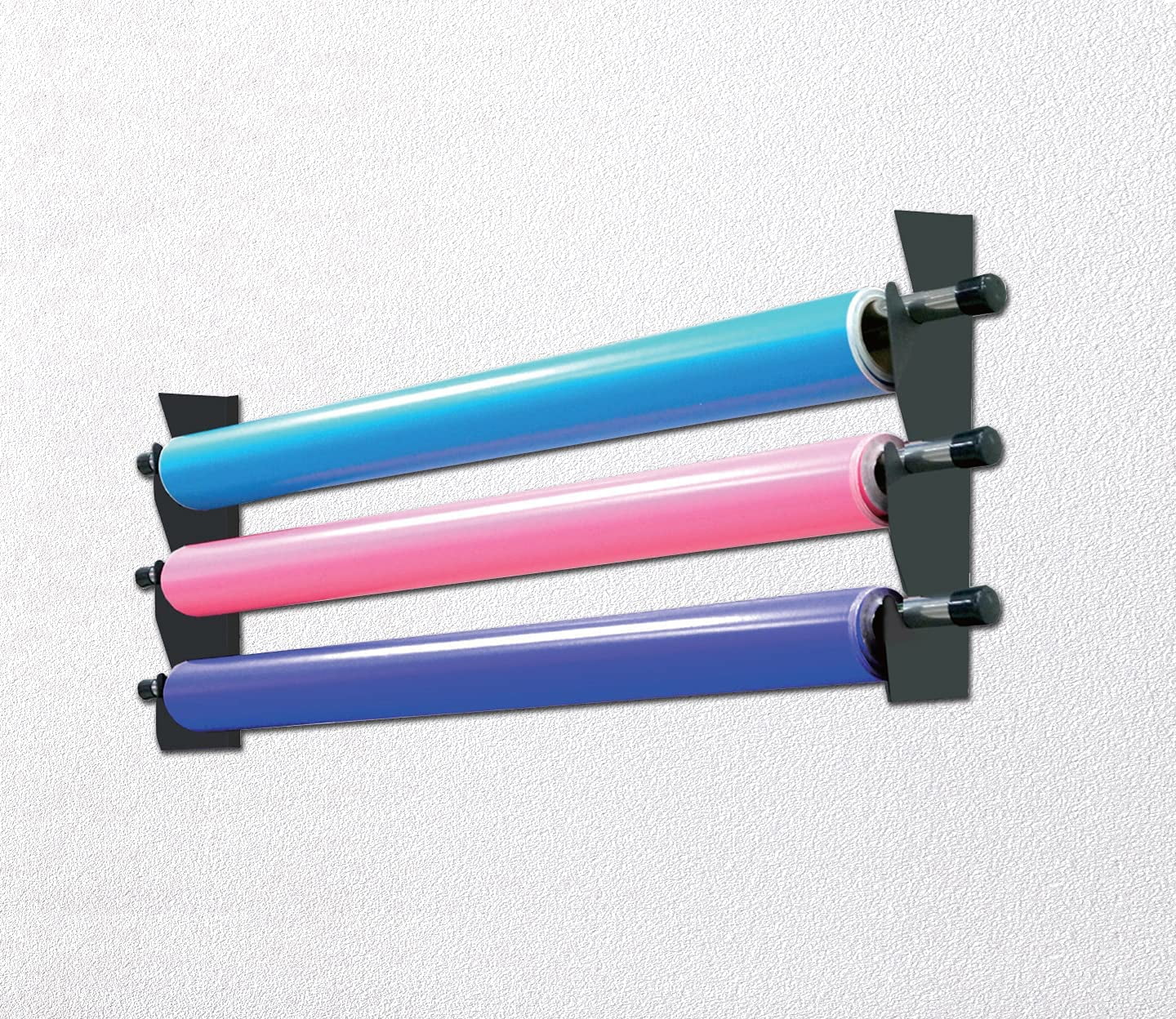 Signworld Wall Mount Rack Width 63” for Linen Rolls, Fabric Rolls ...