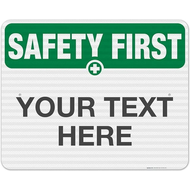 Sigo Signs Custom Danger Sign, OSHA Sign, 10x7 Inches, Rust Free .040 ...