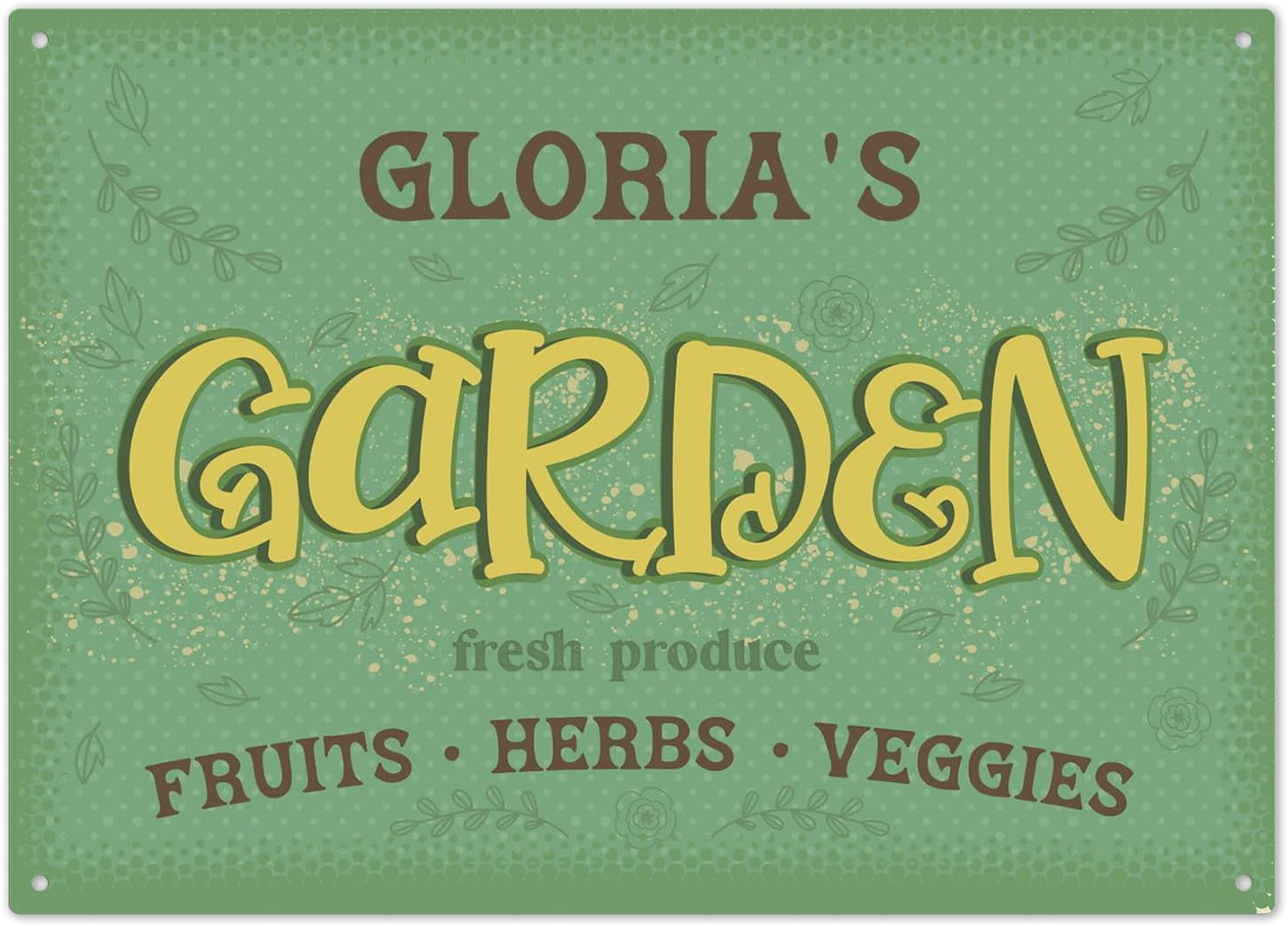 Sigo Signs Custom Garden Signs, Personalized Sign for Garden, Ideal ...