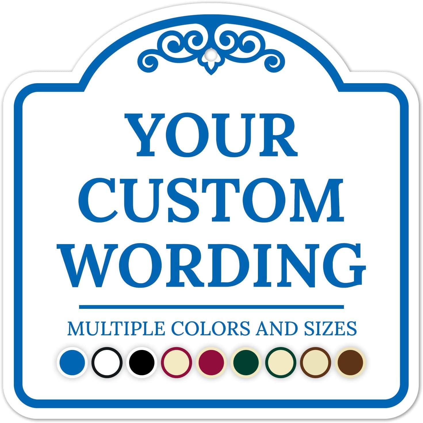 Sigo Signs Custom Indoor/Outdoor Decorative Sign,Custom Personalized ...