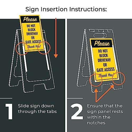 Sigo Signs, Please Do Not Block Driveway Or Gate Access Thank You ...