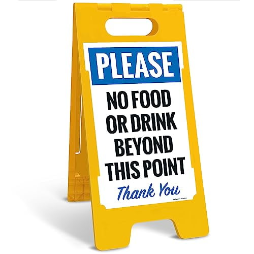 Sigo Signs, Please No Food Or Drink Beyond This Point Thank You ...