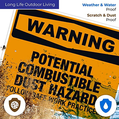 Sigo Signs, Potential Combustible Dust Hazard Follow Safe Work ...