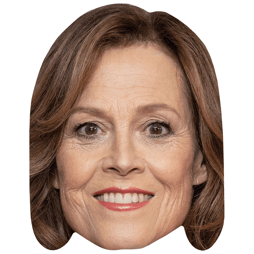 Sigourney Weaver (Smile) Celebrity Mask, Flat Card Face, Fancy Dress ...