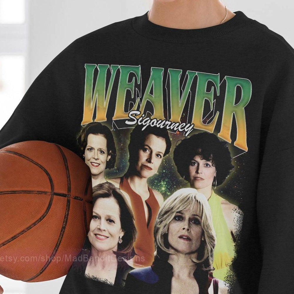 Sigourney Weaver sweatshirt cool retro rock poster 70s 80s 90s rocker ...