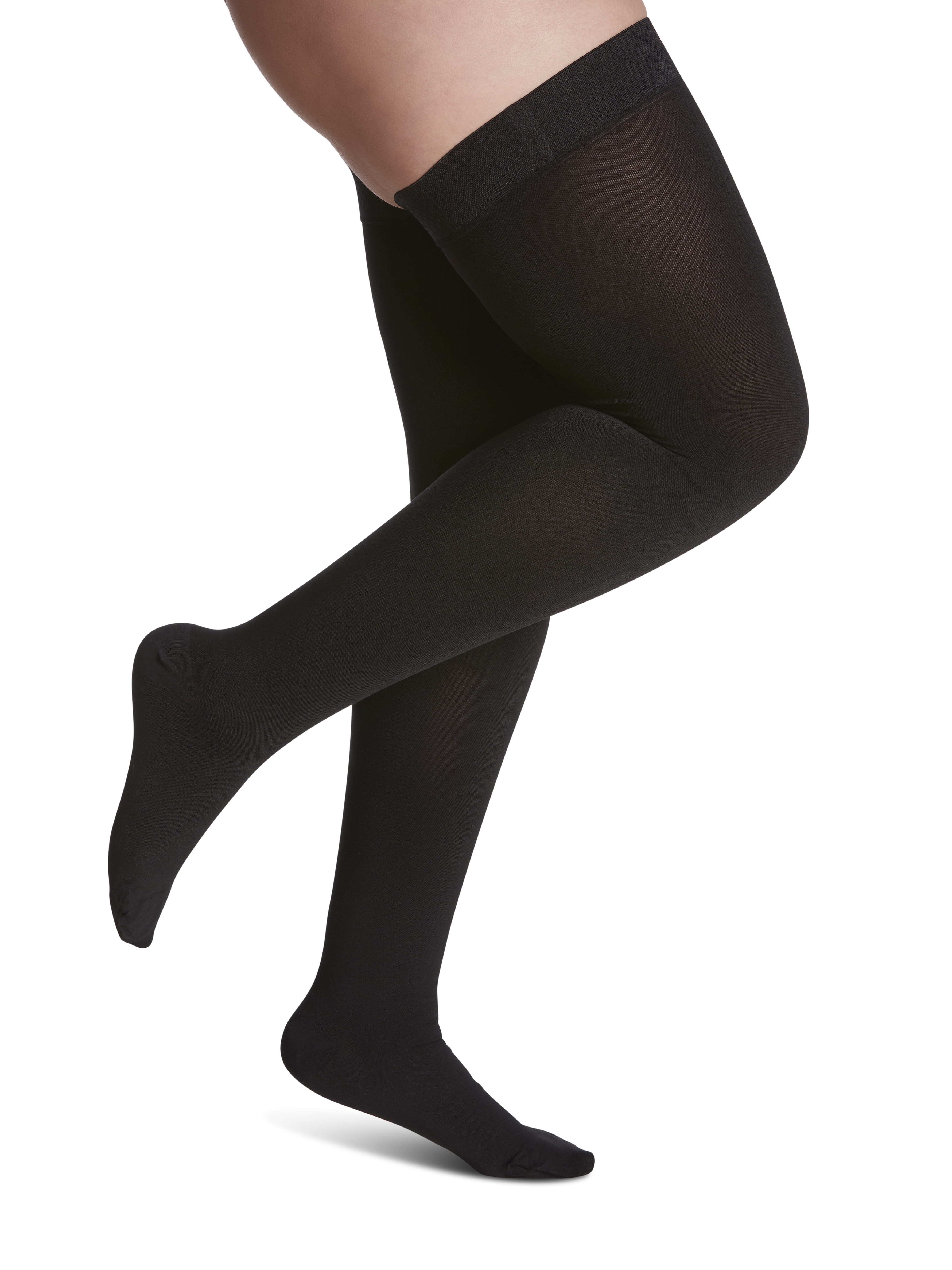Sigvaris Specialty 554 Secure Women's Closed Toe Thigh Highs w/Sil Band ...