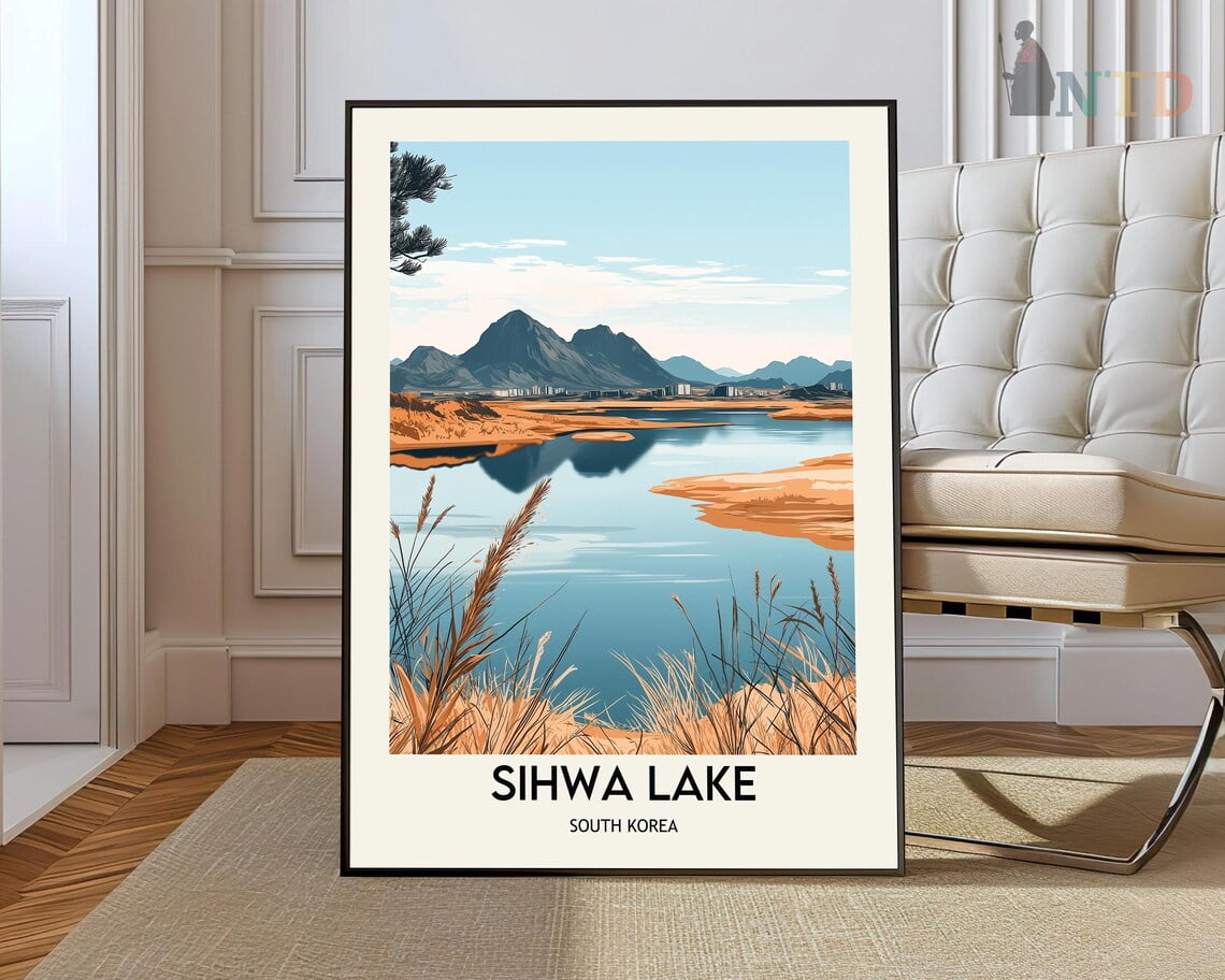 Sihwa Lake Poster, Sihwa Lakesihwa Lake Print, Sihwa Lake Photo, Sihwa ...