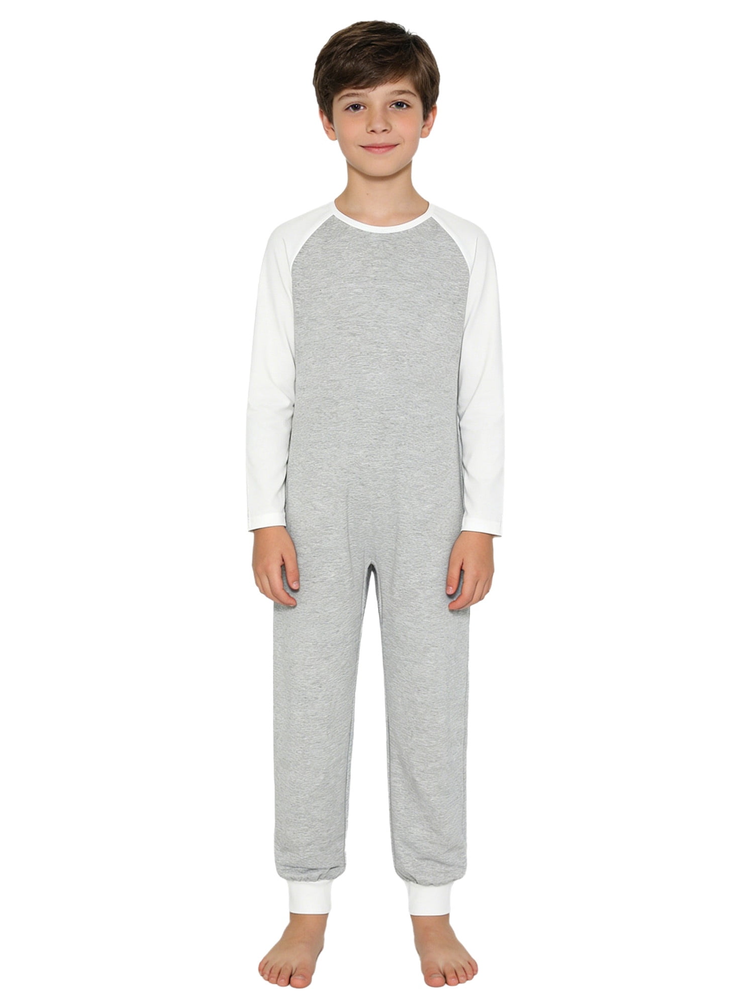 SiiRoh Kids Boys Girls Special Needs Adaptive Block Jumpsuit Long ...