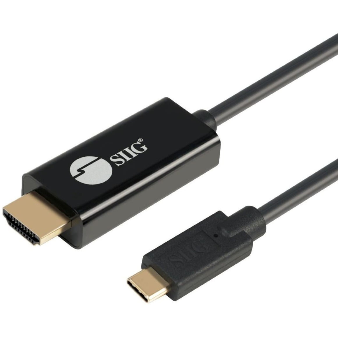 Siig CB-TC0J11-S1 2 m USB-C to HDMI 2.0 with HDR Cable, Black - Walmart.com