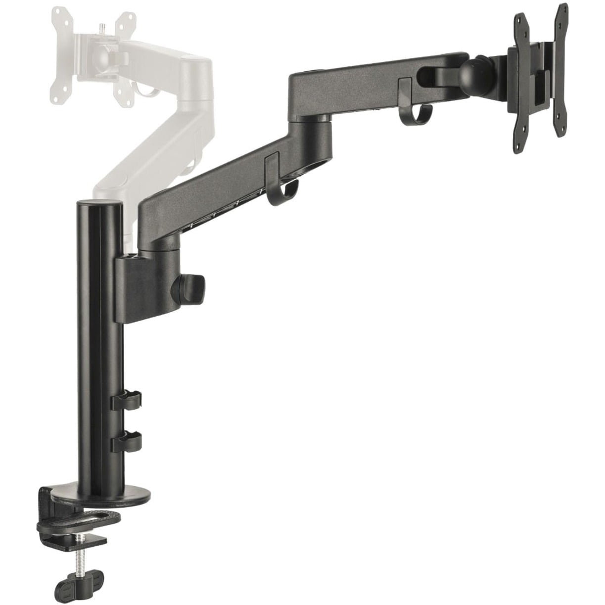 SIIG Single Pole Arm Multi-Angle Articulating Monitor Desk Mount ...