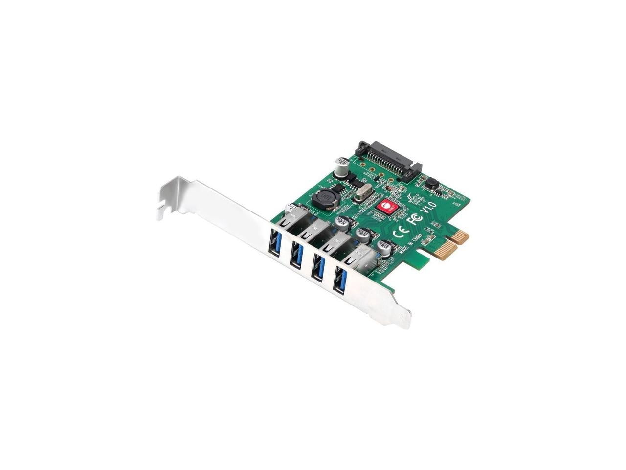 Siig Dp Usb 3.0 4-Port Pcie Host Card - Walmart.com