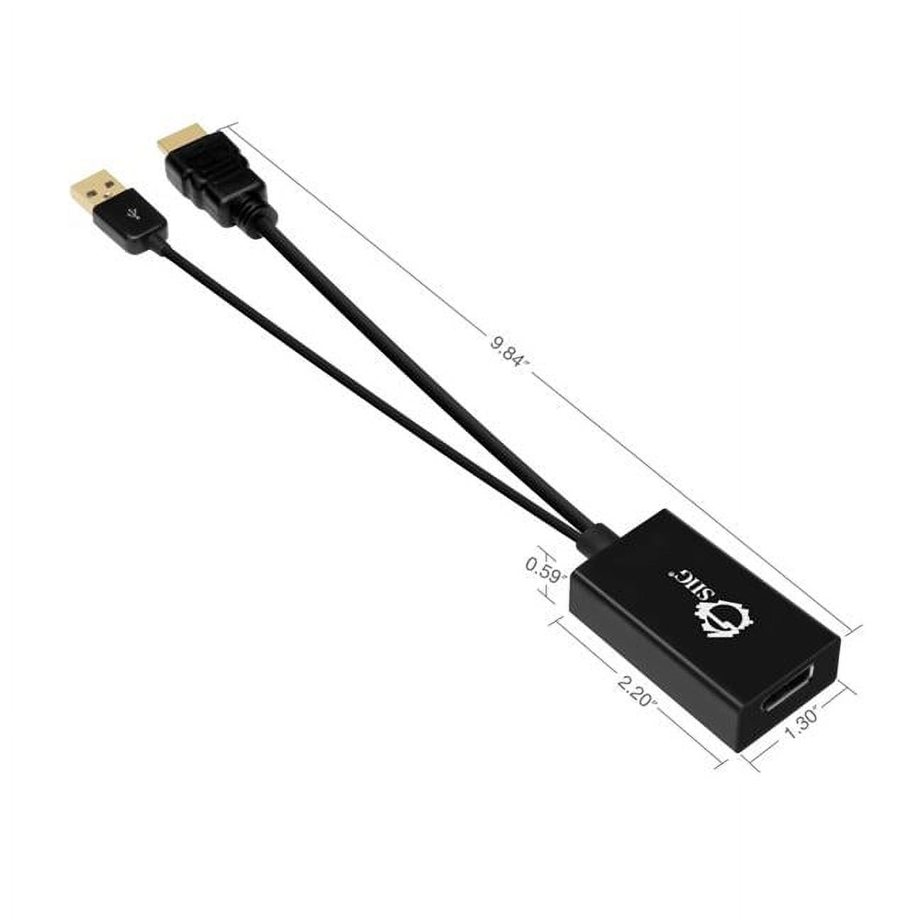 Siig Easily Connect A Displayport Monitor To A Hdmi Source Device ...